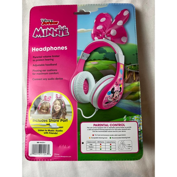 Disney | Headphones | Disney Junior Minnie Mouse Headphones New | Poshmark